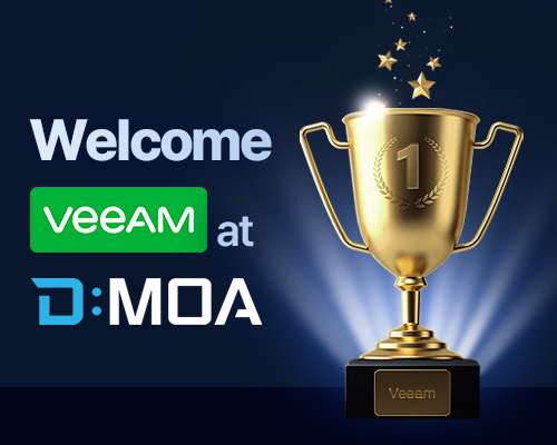 [디모아] 글로벌 백업 솔루션사 Veeam 총판 선정!! - DMOA